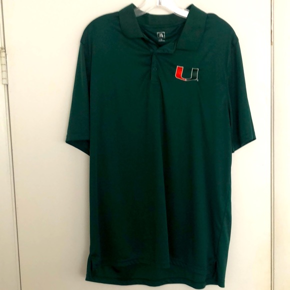 J. America | Shirts | U Of Miami Hurricanes Logo Xl Polo Shirt | Poshmark